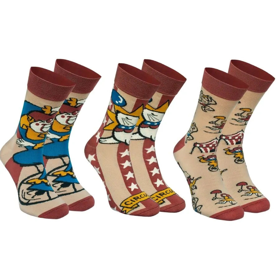 Funny circus socks as a gift - Rainbow Socks®