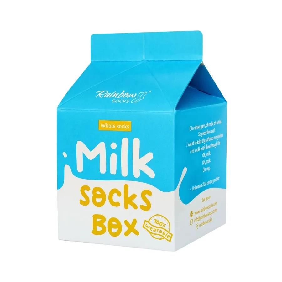 Milk Carton Socks, Foodie Socks – Rainbow Socks®