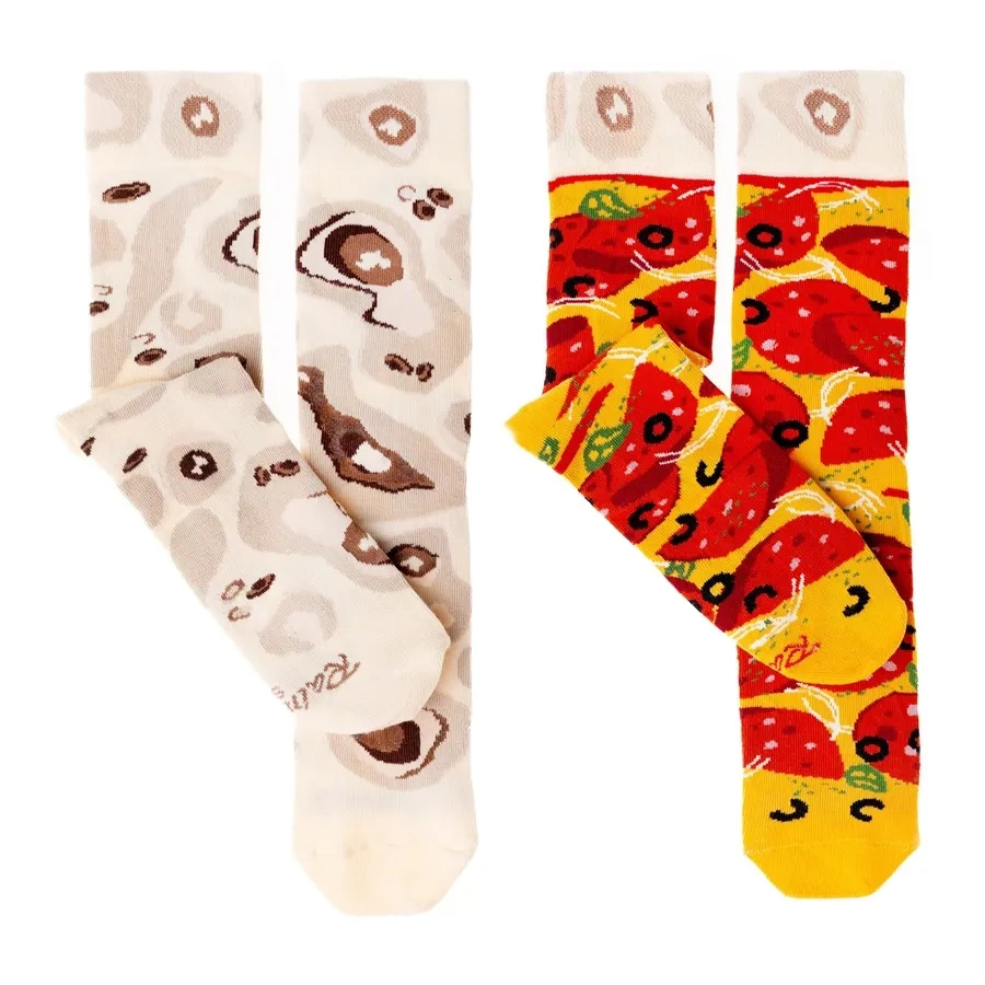 Socks in a pizza box, set of 4 pairs - Rainbow Socks®