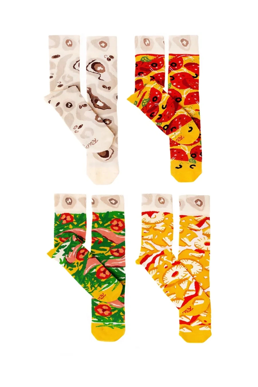 Pizza Socks Box, 4 pairs, mix - Rainbow Socks®