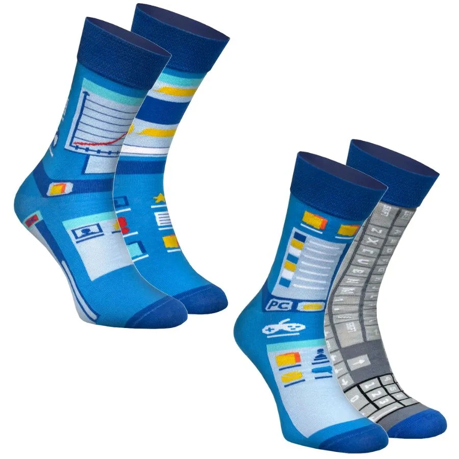 Laptop Socks for IT Professionals and Gamers - Rainbow Socks®