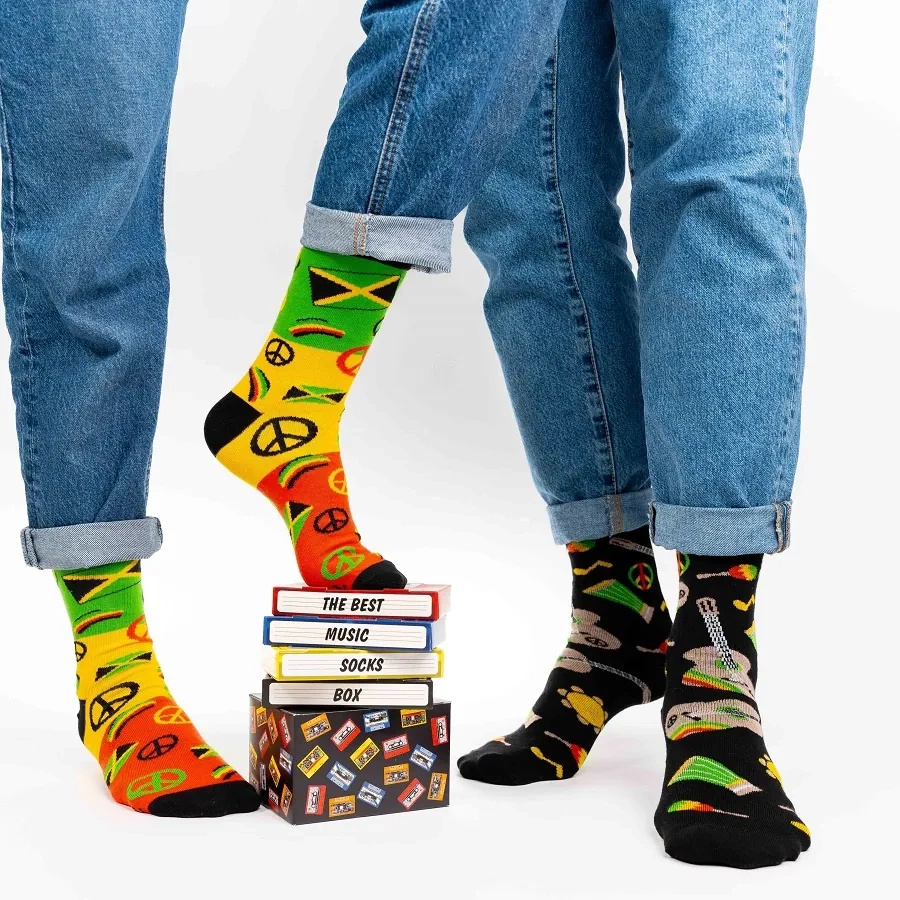 Reggae Music Socks for every fan of music - Rainbow Socks®